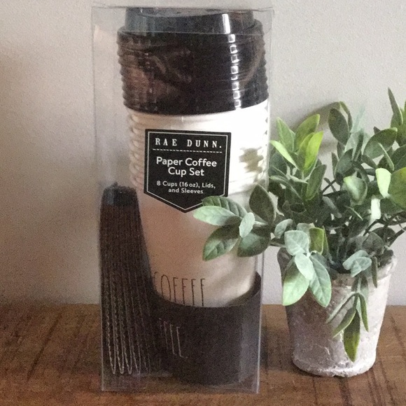 Rae Dunn | Other | Rae Dunn Paper Coffee Cup Set | Poshmark